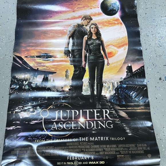 Wall Decor | Rare 2sided Actual Movie Poster Jupiter Ascending Movie ...